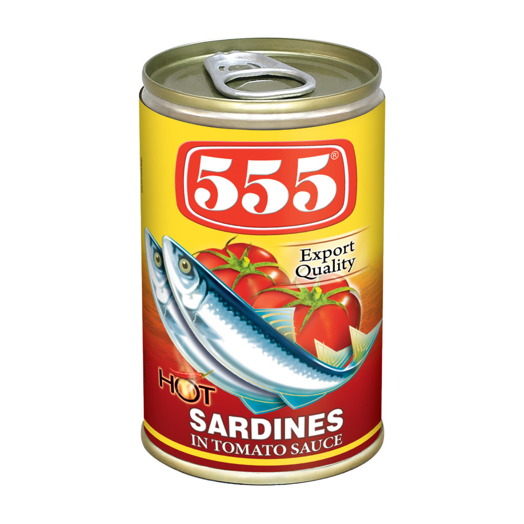 555 Sardines in Tomato Sauce w/ Chili 155g - SDC Global Choice